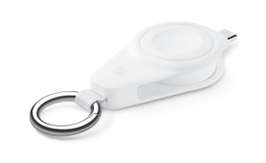 Scosche WatchIt Keychain Apple Watch Magnetic Fast Charger - White - Apple