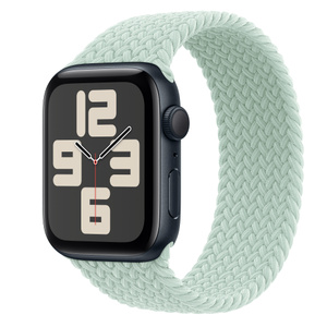 Apple Watch SE GPS, 44mm 미드나이트 알루미늄 케이스, 그리고 아쿠아마린 브레이드 솔로 루프 구입하기 ...