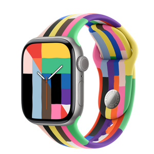 Buy Apple Watch Series 11 GPS, 42mm Space Gray Aluminum Case with Pride ...