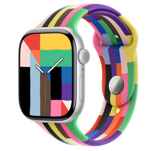 Buy Apple Watch Series 11 GPS, 46-mm Silver Aluminium Case with Pride ...