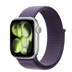 Buy Apple Watch Series 11 GPS, 42mm Silver Aluminium Case with Purple ...