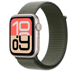 Buy Apple Watch SE 3 GPS, 44mm Starlight Aluminum Case with Forest ...