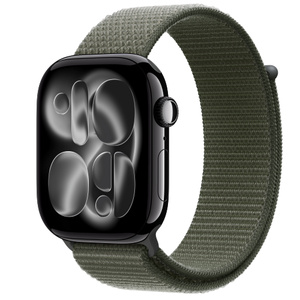 Buy Apple Watch Series 11 GPS, 46mm Jet Black Aluminum Case with Forest ...