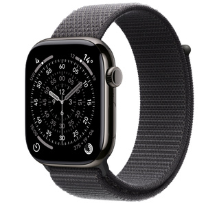 Buy Apple Watch Series 11 GPS + Cellular, 46-mm Slate Titanium Case ...