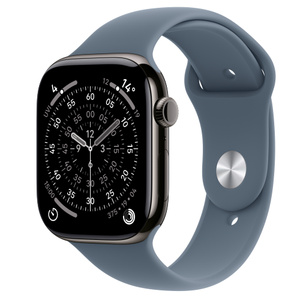 Buy Apple Watch Series 11 GPS + Cellular, 46-mm Slate Titanium Case ...