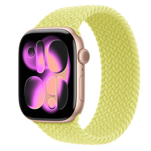 Buy Apple Watch Series 11 GPS, 46mm Rose Gold Aluminum Case with Neon ...