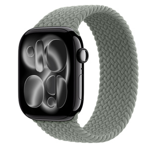 Buy Apple Watch Series 11 GPS, 46mm Jet Black Aluminum Case with Green ...