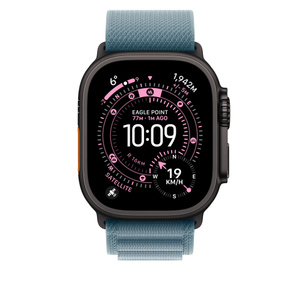 49-mm Light Blue Alpine Loop — Small — Black Titanium Finish - Apple (NZ)