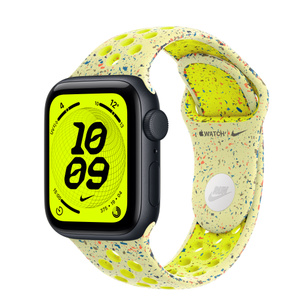 Apple Watch SE 3 GPS, 40mm 미드나이트 알루미늄 케이스, 그리고 볼트 스플래시 Nike 스포츠 밴드 구입하기 ...