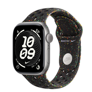 Buy Apple Watch Series 11 GPS, 42mm Space Gray Aluminum Case with Midnight Black Nike Sport Band ...