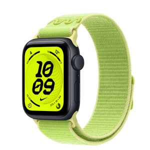 Buy Apple Watch SE 3 GPS, 40mm Midnight Aluminium Case with Volt Splash Nike Sport Loop - Apple (CA)