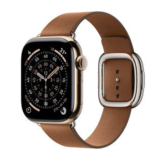 Buy Apple Watch Series 11 GPS + Cellular, 42mm Gold Titanium Case with ...