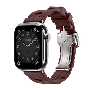 Buy Apple Watch Hermès Series 11 GPS + Cellular, 42mm Silver Titanium ...