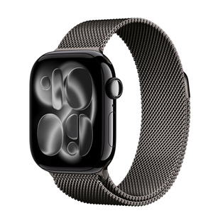 Buy Apple Watch Series 11 GPS + Cellular, 42mm Jet Black Aluminium Case ...