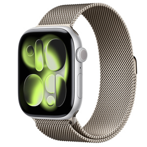 Buy Apple Watch Series 11 GPS, 46mm Silver Aluminum Case with Natural ...