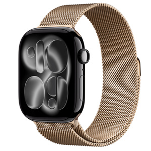 Buy Apple Watch Series 11 GPS, 46mm Jet Black Aluminum Case with Gold ...