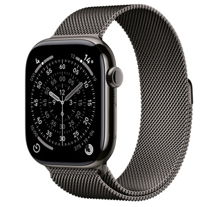 Buy Apple Watch Series 11 GPS + Cellular, 46-mm Slate Titanium Case ...