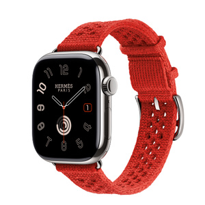 Buy Apple Watch Hermès Series 11 GPS + Cellular, 42mm Silver Titanium ...