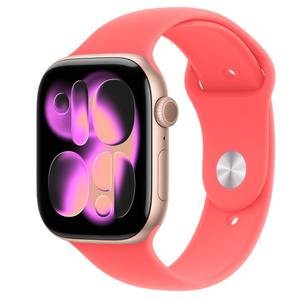 Buy Apple Watch Series 11 GPS, 46mm Rose Gold Aluminum Case with Bright ...