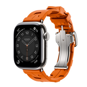 Buy Apple Watch Hermès Series 11 GPS + Cellular, 42mm Silver Titanium ...