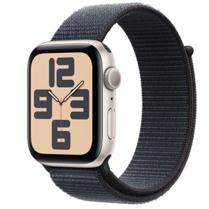 Buy Apple Watch SE GPS, 44mm Starlight Aluminium Case with Ink Sport ...