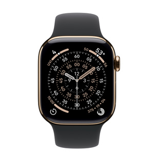 Buy Apple Watch Series 11 GPS + Cellular, 42mm Gold Titanium Case with ...