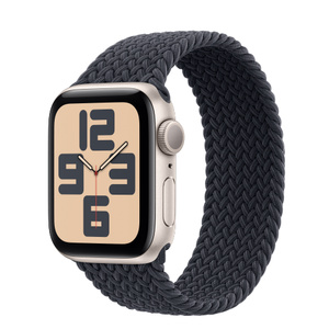 Buy Apple Watch SE GPS, 40mm Starlight Aluminium Case with Midnight ...