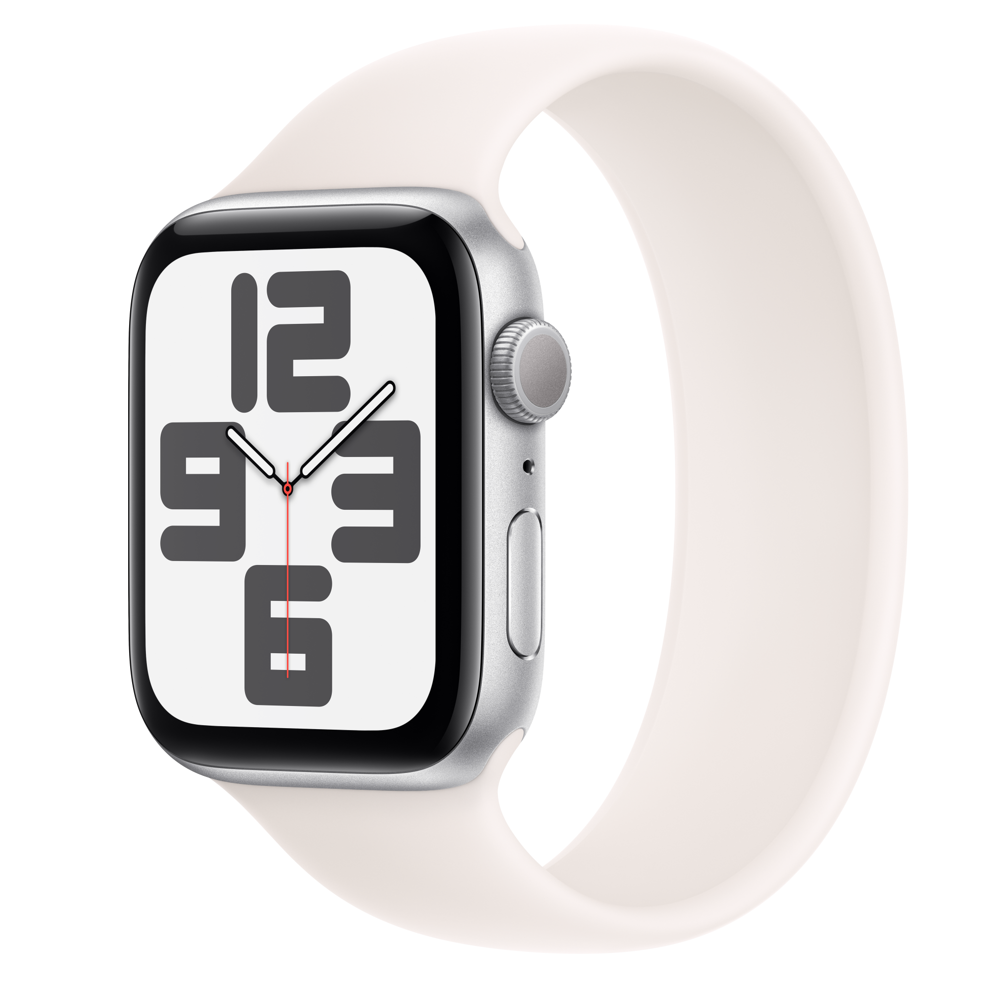 Buy Apple Watch SE GPS, 44mm Silver Aluminium Case with Light Blush ...