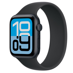 Buy Apple Watch SE 3 GPS, 44mm Midnight Aluminum Case with Black Solo ...