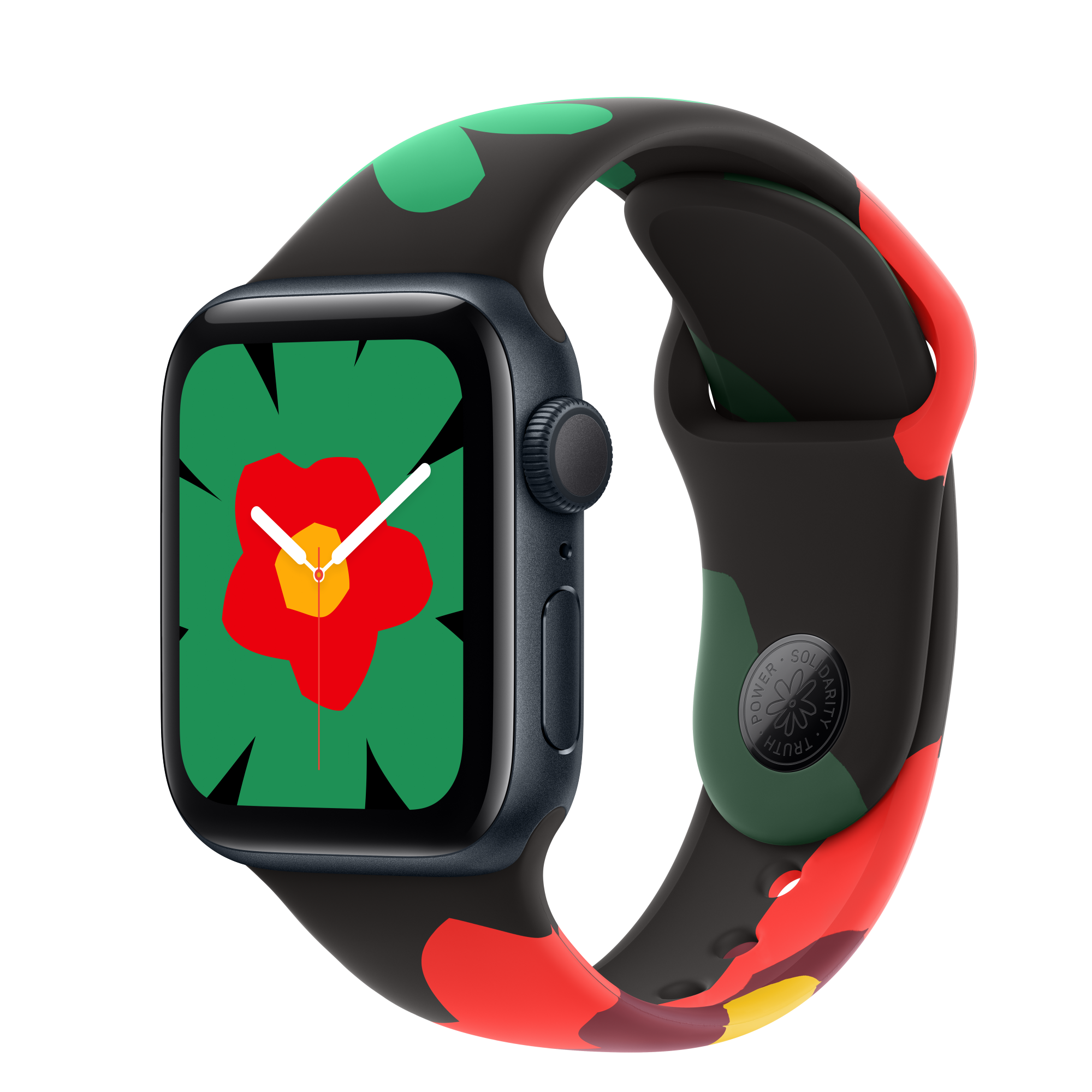 Buy Apple Watch SE GPS, 40-mm Midnight Aluminium Case with Black Unity ...