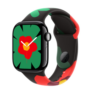 Buy Apple Watch Series 11 GPS + Cellular, 42mm Jet Black Aluminum Case with Black Unity Sport ...