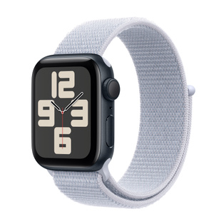 Buy Apple Watch SE GPS, 40mm Midnight Aluminum Case with Blue Cloud ...