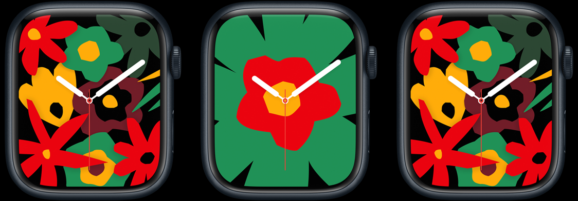 46mm Black Unity Sport Band - Unity Bloom - S/M - Apple
