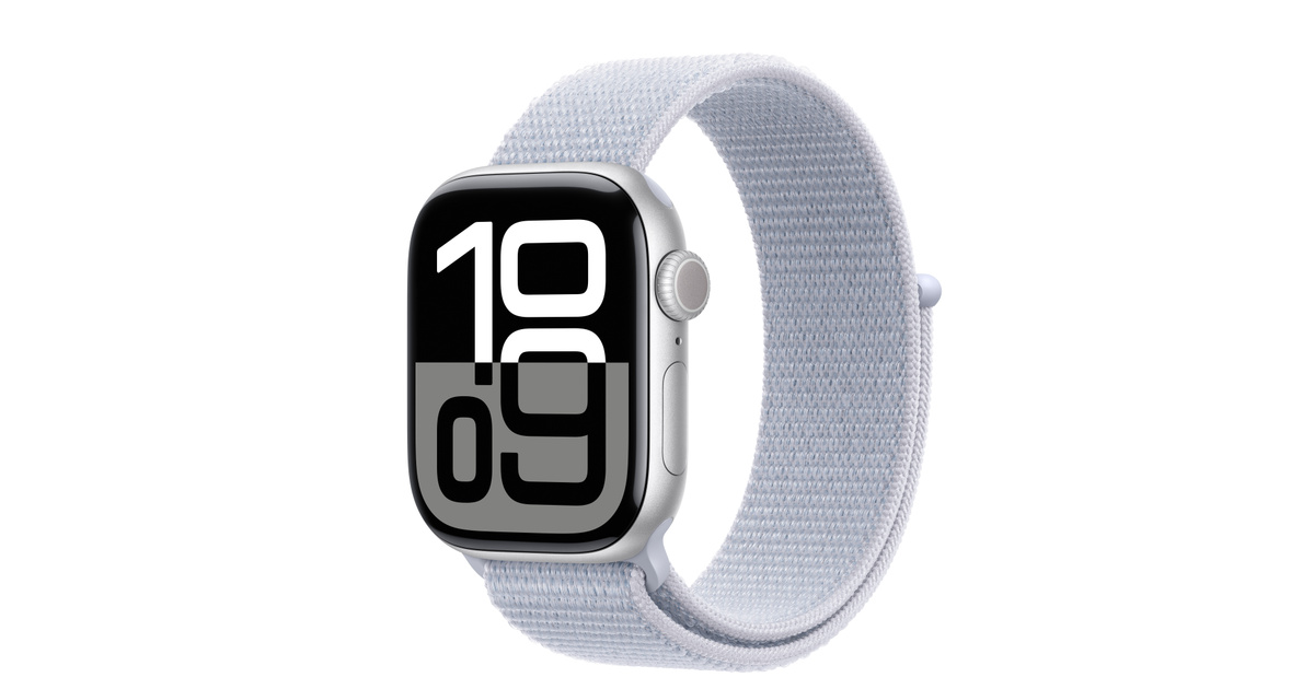 Buy Apple Watch Series 10 GPS, 42mm Silver Aluminum Case with Blue ... Buy Apple Watch Series 10 GPS, 42mm Silver Aluminum Case with Blue ...