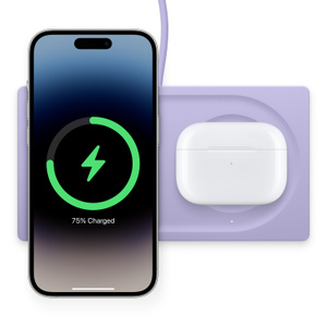 Belkin BOOST CHARGE PRO 2-in-1 Wireless Charger Pad with MagSafe ...