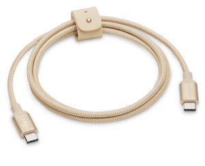 mophie 240W USB‑C auf USB‑C Ladekabel (1M) - Gold - Business - Apple (CH)