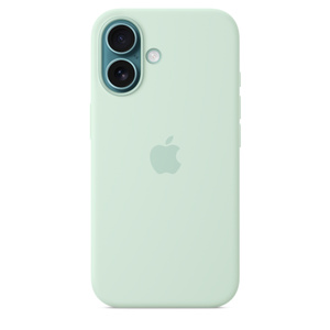 iPhone 16 Silikon Case mit MagSafe – Aquamarin - Apple (CH)
