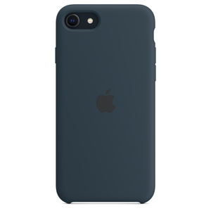 iPhone SE Silicone Case - Abyss Blue - Apple (IN)