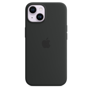 iPhone 14 Silicone Case with MagSafe - Midnight - Apple (IN)