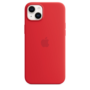 iPhone 14 Plus Silicone Case with MagSafe - (PRODUCT)RED - Apple (UK)