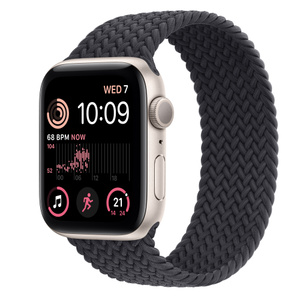 Buy Apple Watch SE GPS, 44mm Starlight Aluminium Case with Midnight ...