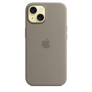 iPhone 15 Silicone Case with MagSafe - Clay - Apple (UK)