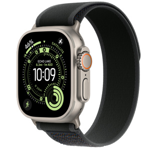 Kjøp Apple Watch Ultra 2 (GPS + Cellular), 49 mm urkasse av titan i naturlig, Trail Loop i svart ...