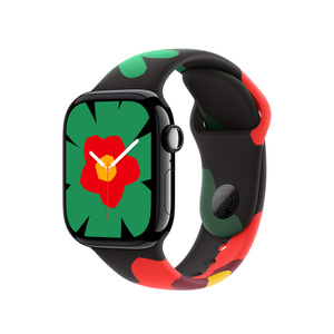42mm Black Unity Sport Band - Unity Bloom - M/L - Education - Apple (IE)