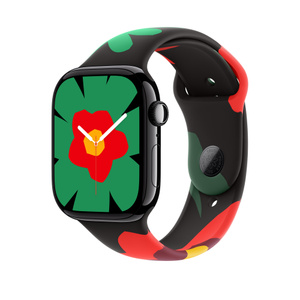 46mm Black Unity Sport Band - Unity Bloom - S/M - Apple (IE)