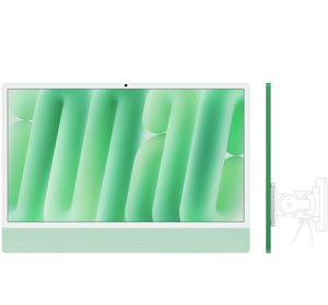 Green iMac with built-in VESA Mount Adapter Note: this iMac does not ...