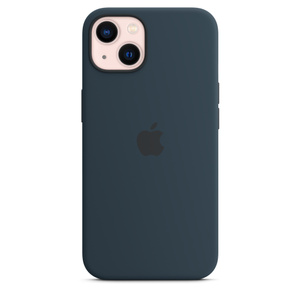 iPhone 13 Silicone Case with MagSafe - Abyss Blue - Apple