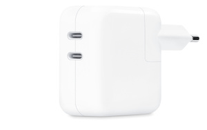 Adaptador de corriente de 35 W con dos puertos USB-C - Apple (CL)