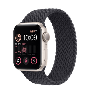 Buy Apple Watch SE GPS, 40mm Starlight Aluminum Case with Midnight ...