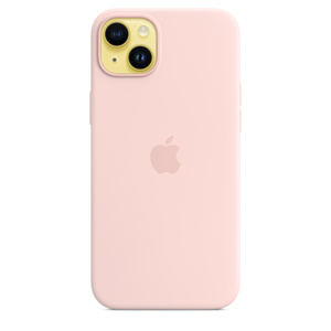 iPhone 14 Plus Silicone Case with MagSafe - Chalk Pink - Apple